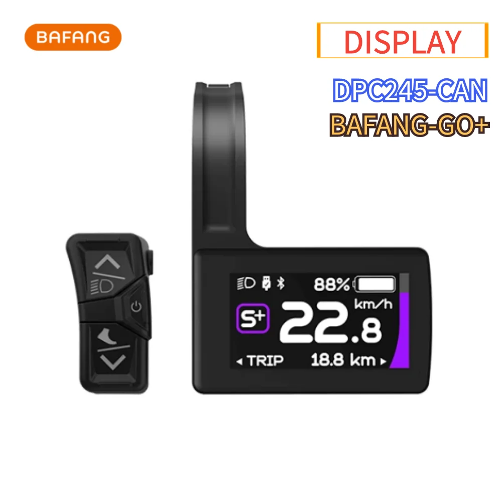 Bafang DPC245 Display Screen Bluetooth 2.0 LCD color Bluetooth speedometer Bafang mid motor CAN ...