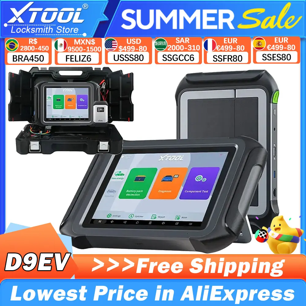 2024-XTOOL-D9EV-EV-Diagnostic-Scanner-For-Tesla-For-BYD-Energy-Electric ...