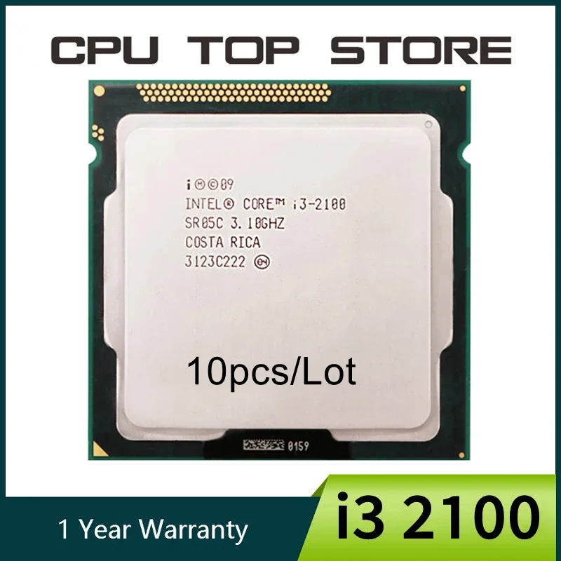 10pcs-Lot-Intel-Core-i3-2100-Processor-3-1GHz-Dual-Core-LGA-1155 ...