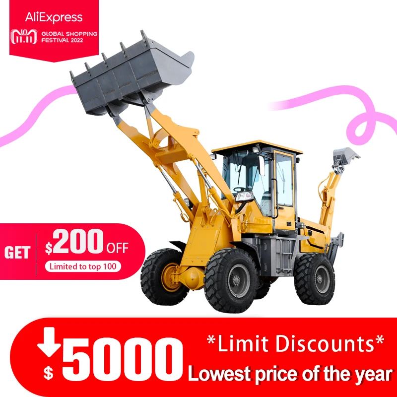 Mini-Loader-Backhoe-Cheap-1-Ton-2-Ton-3-Ton-Backhoe-Loader-Excavator ...