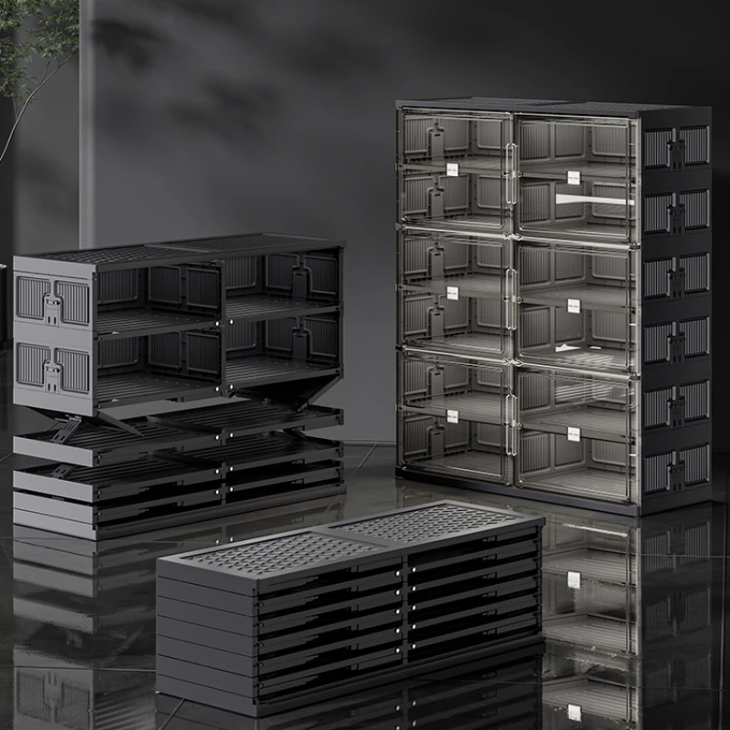 Folding-Hard-Plastic-Shoe-Rack-Cabinets-Modern-Shoes-Storage-Box ...