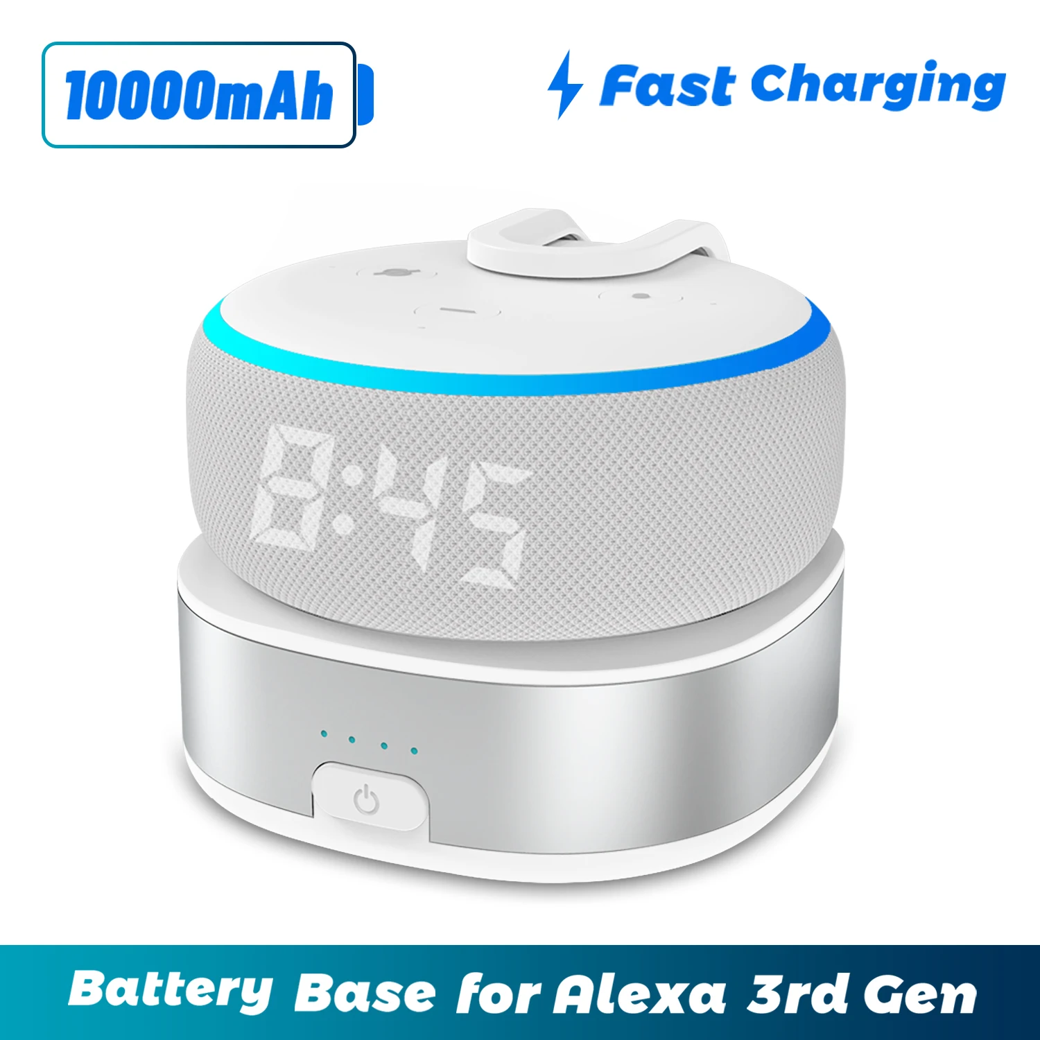 Fanxoo Echo Dot Power Battery Base Adapter, 3 rd Gen, Alexa Speaker ...