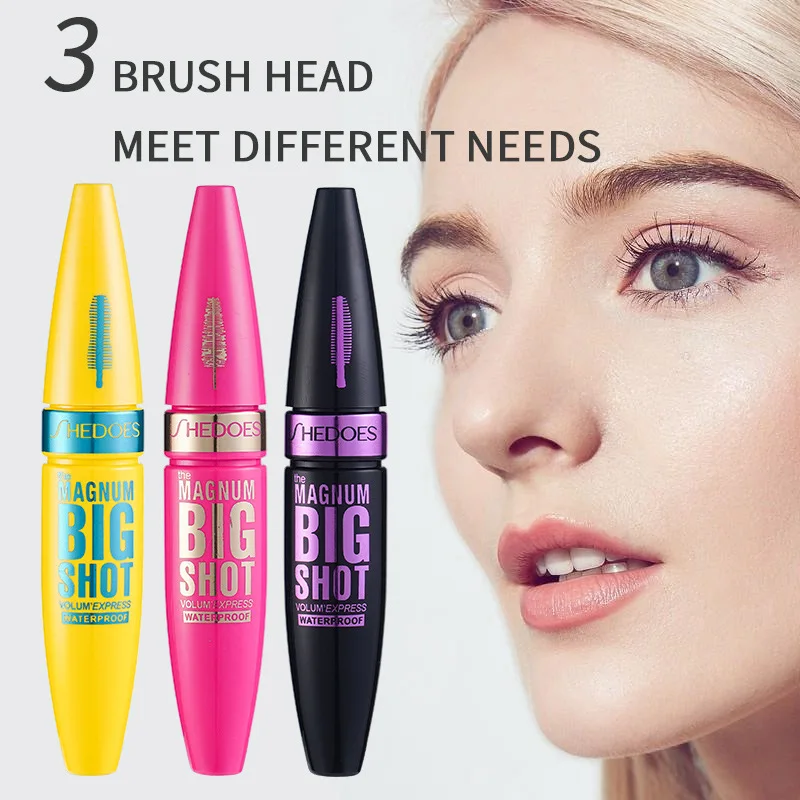 SHEDOES-Popular-Three-Brush-Heads-Thick-Elongated-Waterproof-Sweatproof ...