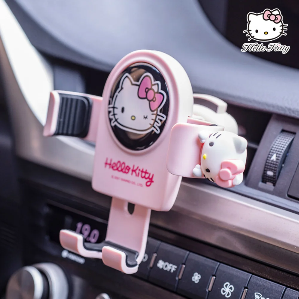 Support de téléphone portable pour voiture, Kawaii Sanrio Hello Kitty ...