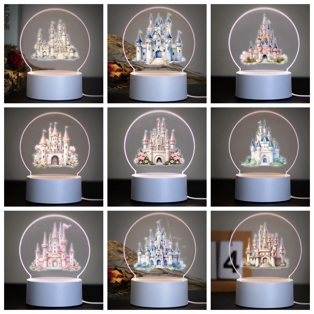 Castle 3D Night Light Kids Toy Birthday Christmas Gifts For Kids Toys ...