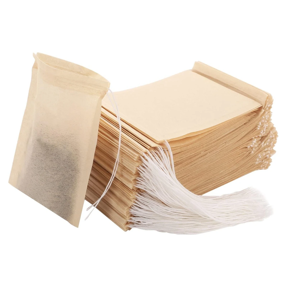 100pcs-Natural-Wood-Pulp-Paper-Tea-Bags-Disposable-Tea-Filter-Empty-Tea ...