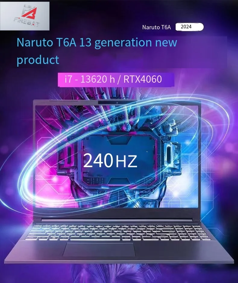 FIREBAT-Gaming-Gamer-Laptop-Notebook-T6A-16-pol-RTX-4060-DDR5-32G-RAM-M ...