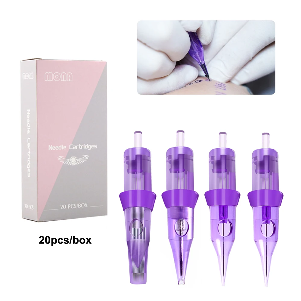 20PCS-BOX-Membrane-Tattoo-Needles-Standard-10-Round-Liner-Shader-Magnum ...