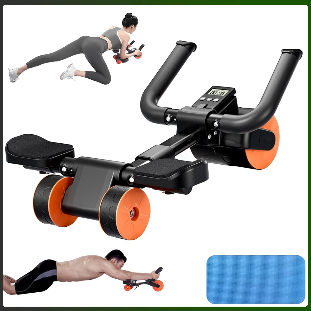 Ab Rollers Workout Abdominal Roller Wheel Exercise Equipment Core ...