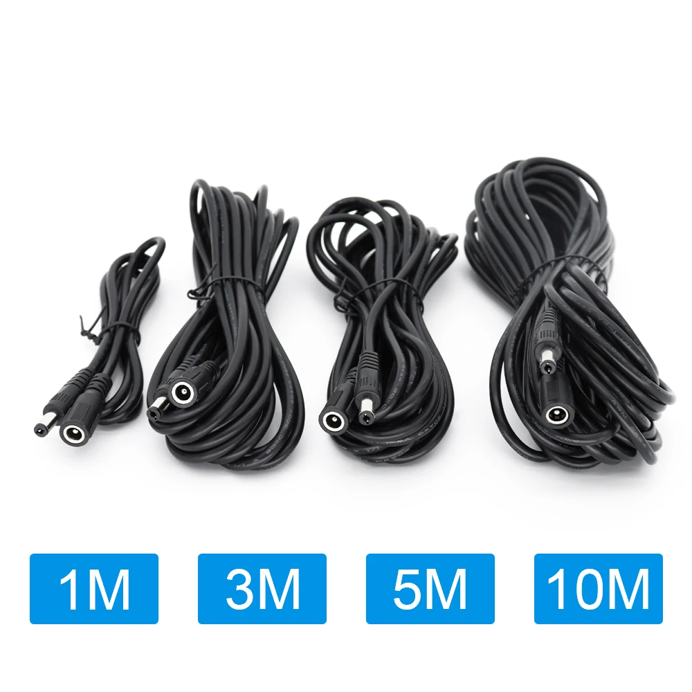 5.5x2.1mm Male Dc Power Plug Extension Cable | 5.5 X 2.1mm Power ...