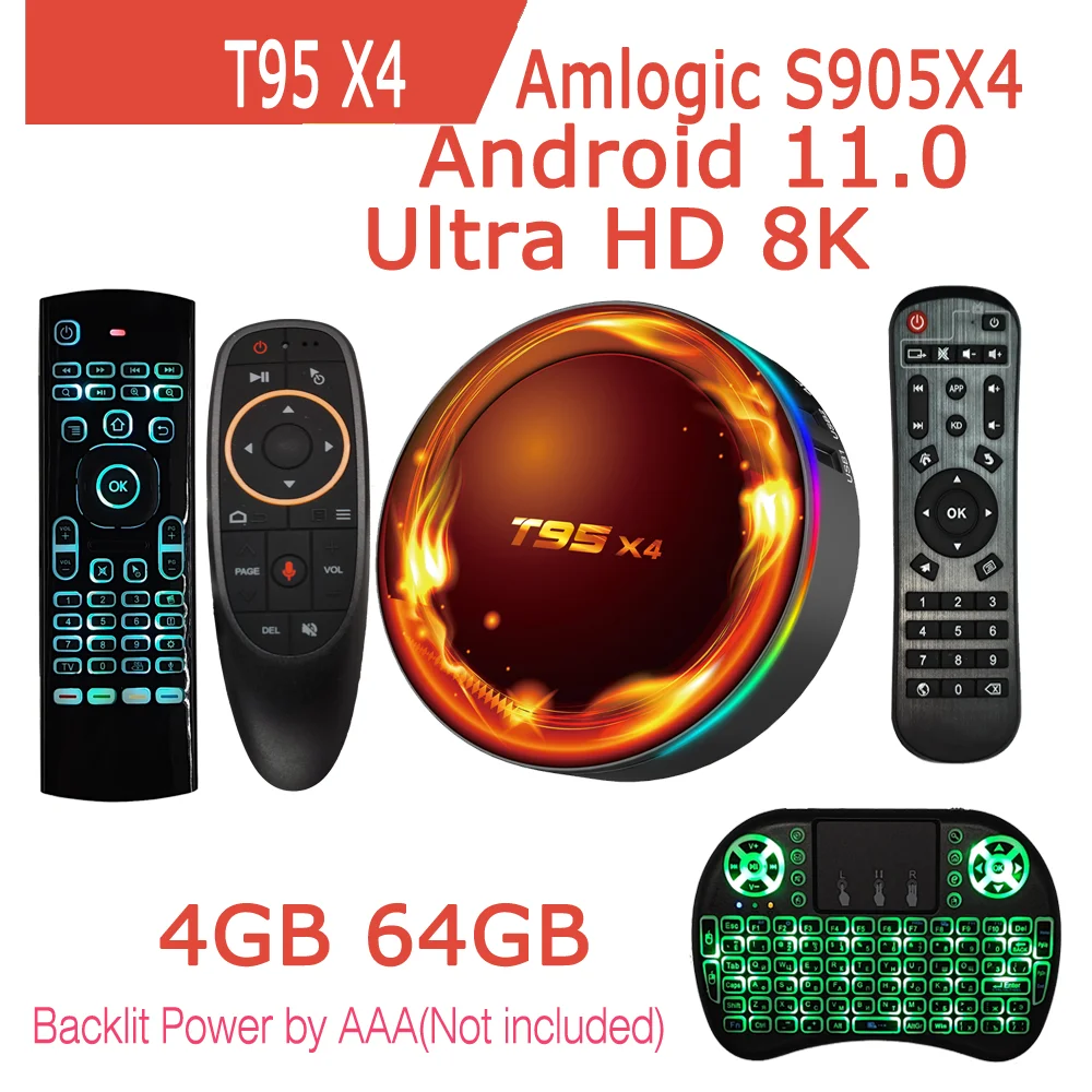 T95X4-Amlogic-S905X4-Quad-Core-Android11-0-8K-HDR-100M-LAN-Dual-Wifi-2 ...
