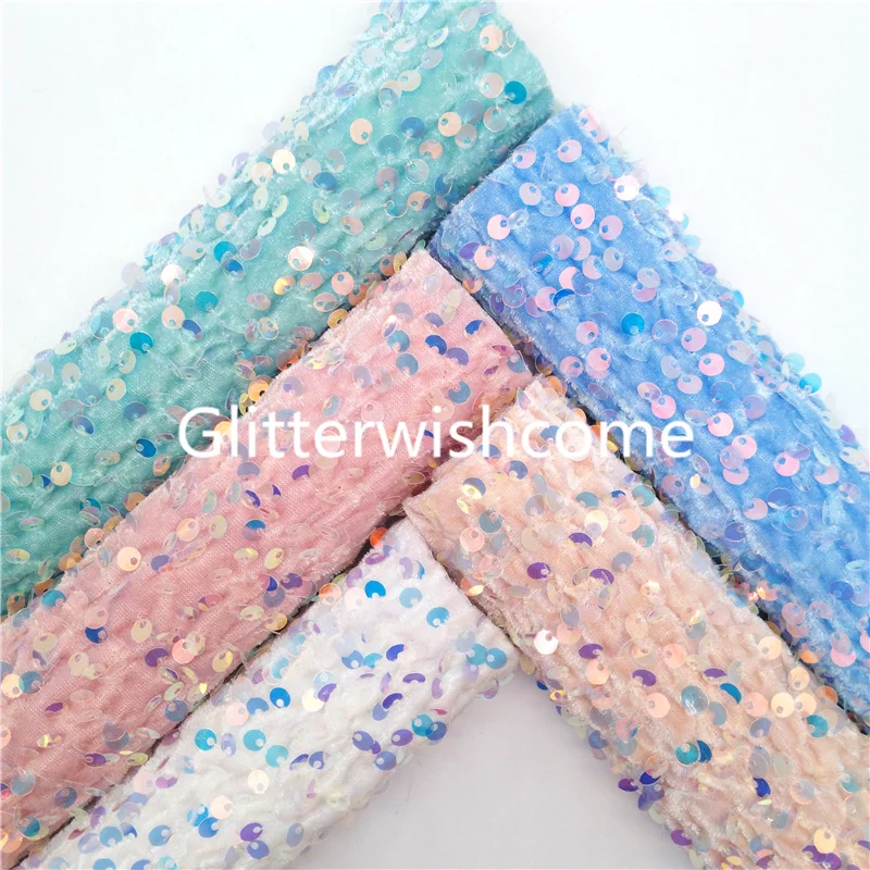 Glitterwishcome-Pastel-Sequins-Fabric-with-Soft-Fur-Glitter-Fabrich ...