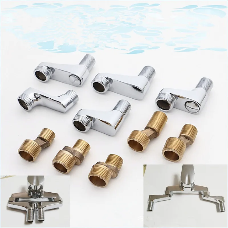 Douche-Kraan-Gebogen-Voet-Fittings-Messing-Douche-Bocht-Connector ...