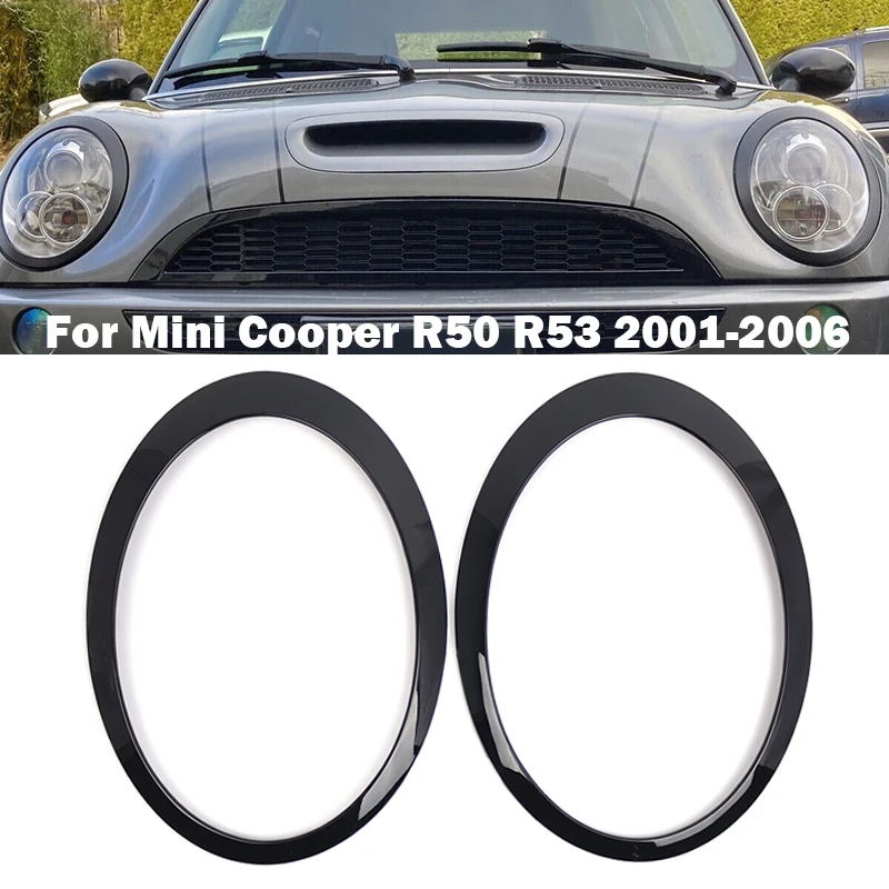 For-Mini-Cooper-R50-R53-2001-2006-Left-Right-Car-Front-Headlight-Trim ...