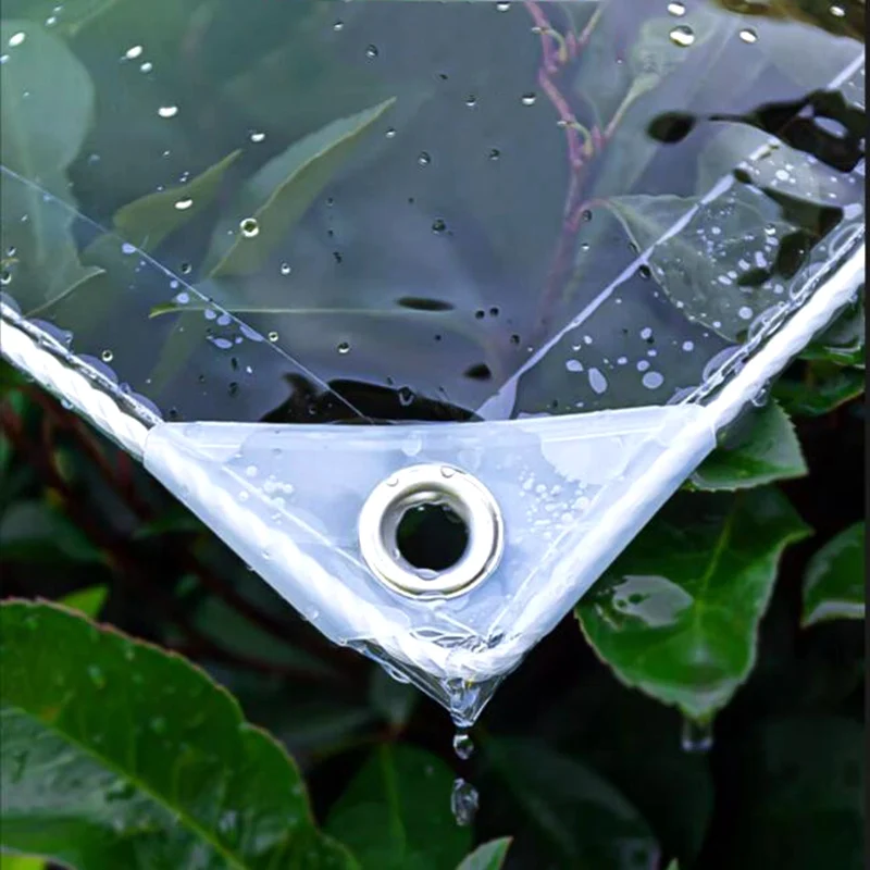 0.35mm Garden Pergola Transparent Tarpaulin Outdoor Camping Tent Rain ...