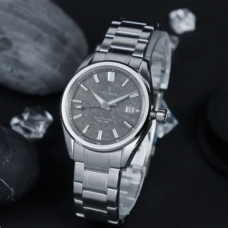 Cronos L6040 Men Watch Miyota 9015 Movement Sapphire Crystal Luminous ...