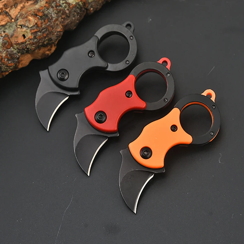 EDC-Key-Claw-Box-Cutter-Necklace-Survival-Knife-Camping-Portable-Self ...