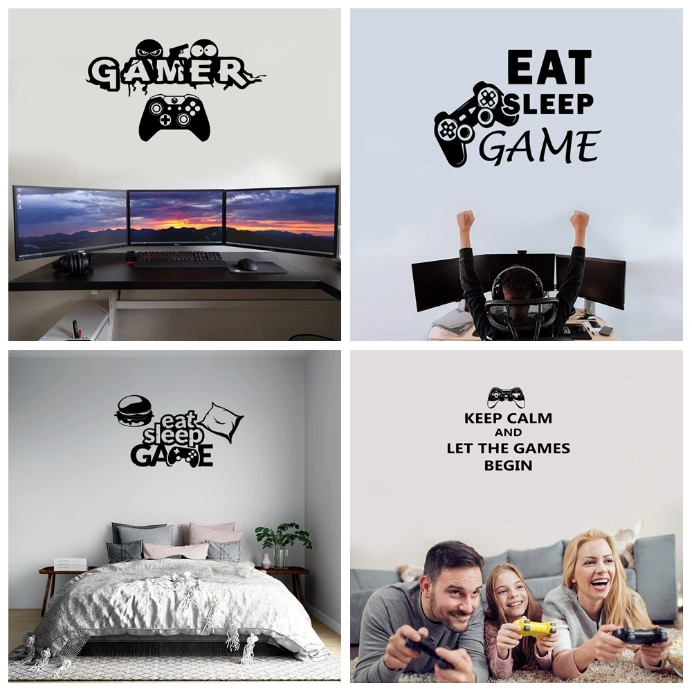 Game-Self-Adhesive-Vinyl-Waterproof-Wall-Art-Decal-Kids-Room-Nature ...