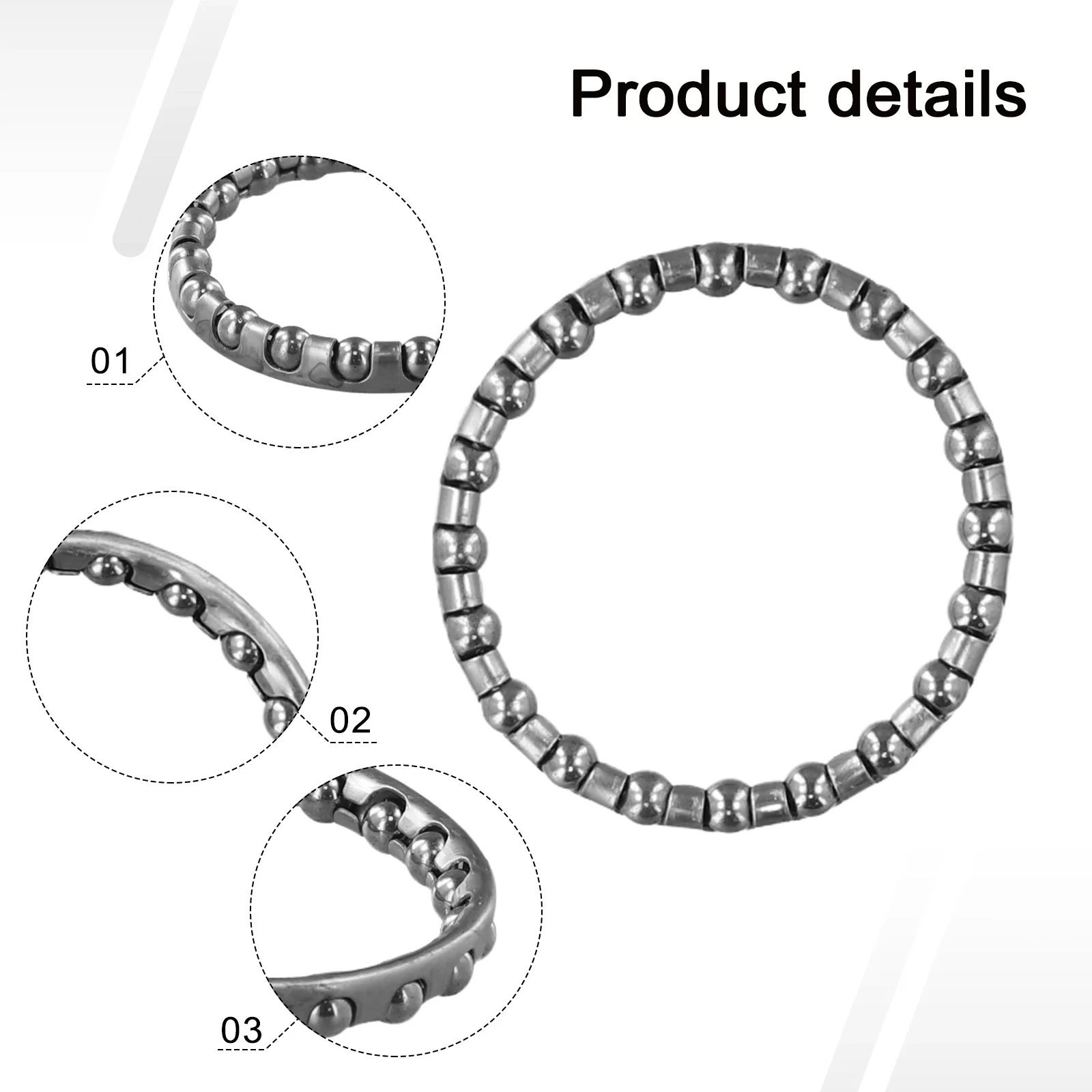 2pcs-Bearing-Mountain-Bike-Front-Fork-Ball-Bicycle-Handle-Front-Center ...
