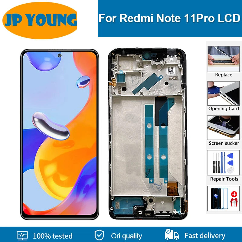Pantalla LCD AMOLED de 6,67 pulgadas para Xiaomi Redmi Note 11 Pro ...