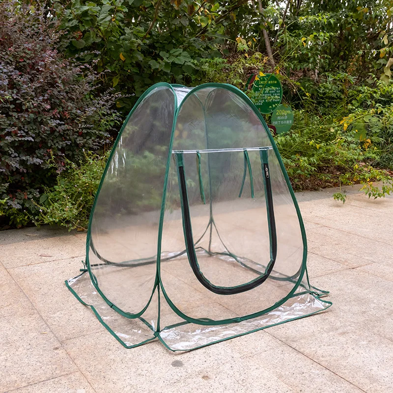 Outdoor-Camping-Tents-PVC-Transparent-Plant-Tents-Folding-Plastic-Sun ...