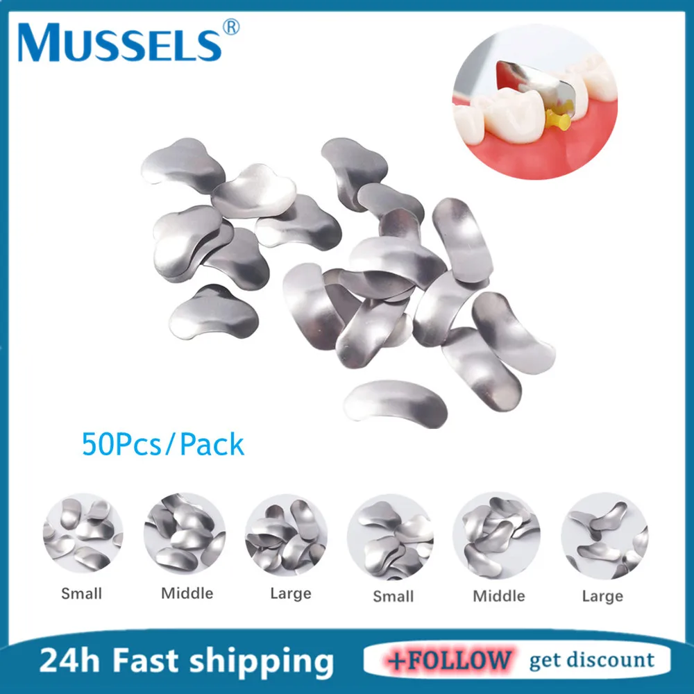 Dental-Matrix-Sectional-Contoured-Metal-Matrices-Bands-Dentistry-Wedges ...