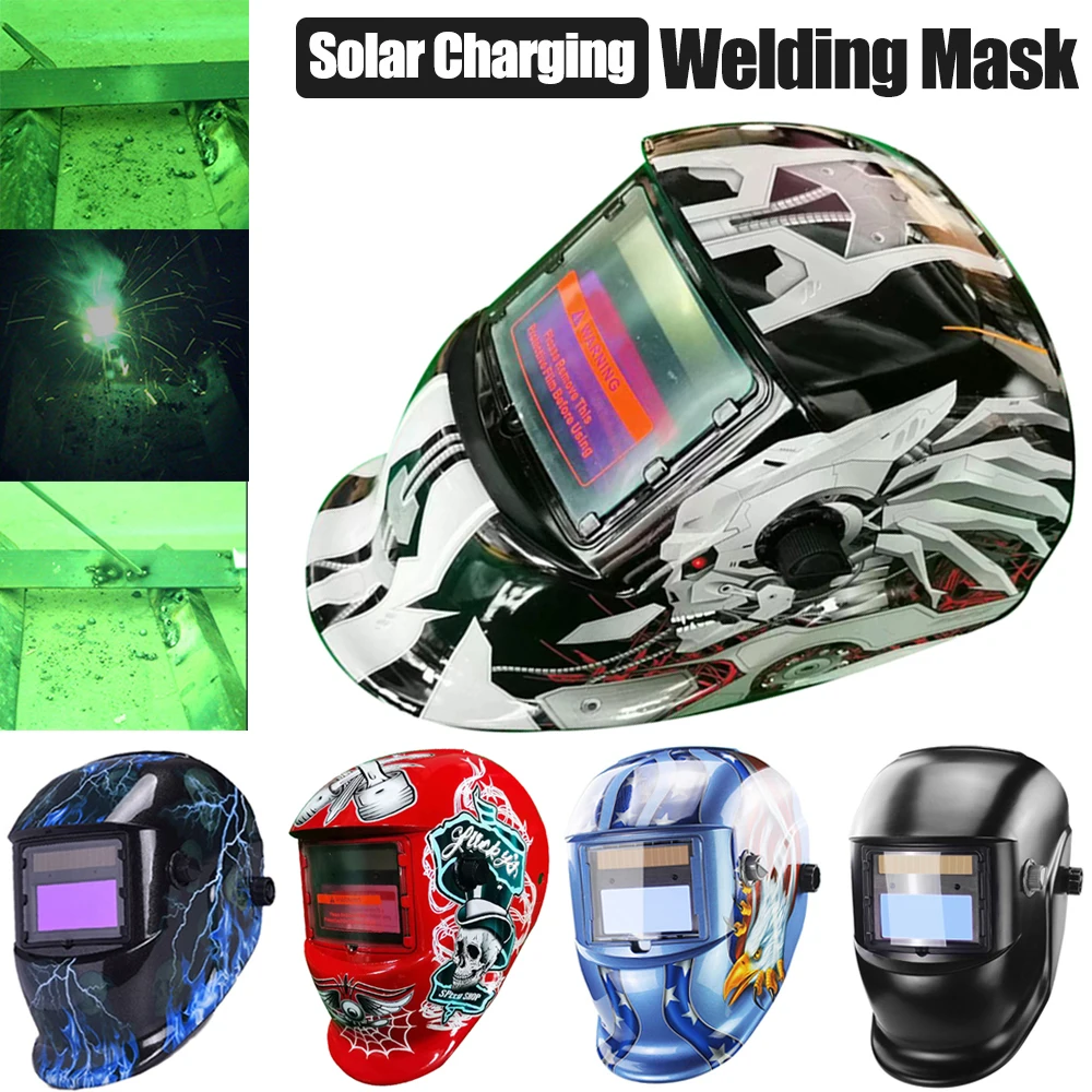 Solar-Welding-Facemask-Auto-Darkening-Heat-Insulation-Head-mounted ...
