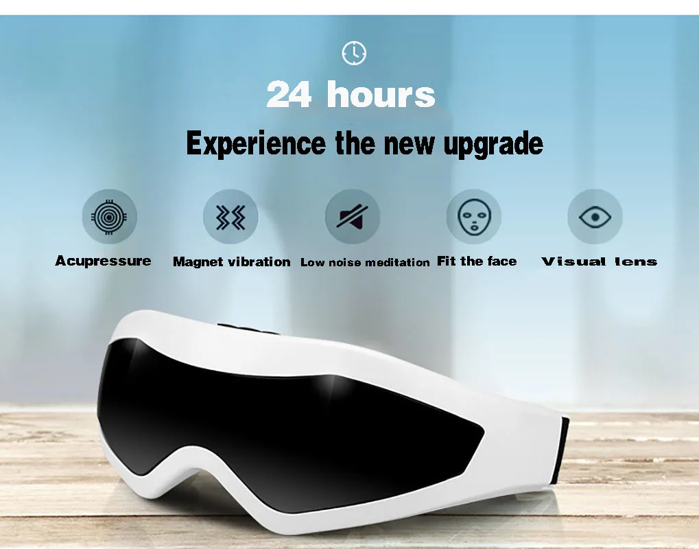 USB - Masque De Massage Électrique Pour Les Yeux, Pour La Migraine ...