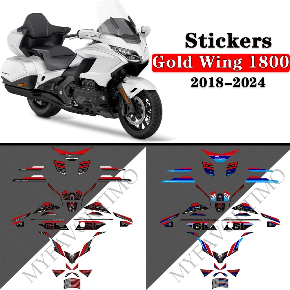 For-Honda-Goldwing-GL1800-F6B-Tour-Motorcycle-Stickers-Decals-Anti ...