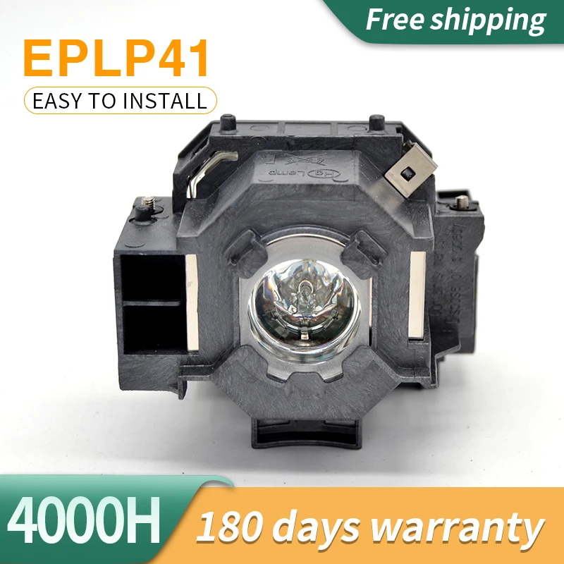 V13H010L41 ELPLP41 Replacement Projector Lamp for Epson EX30 EX50 TW420 W6 77C S5 S6 S6+S52 S62 ...