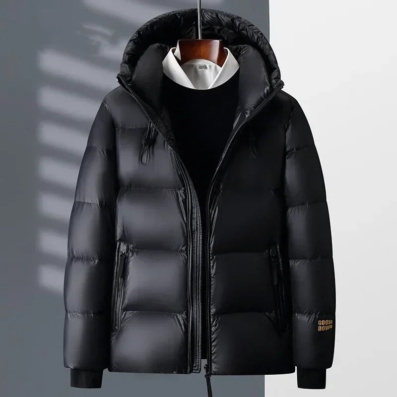Black-gold-goose-down-jacket-men-s-winter-hooded-new-style-cold-proof ...