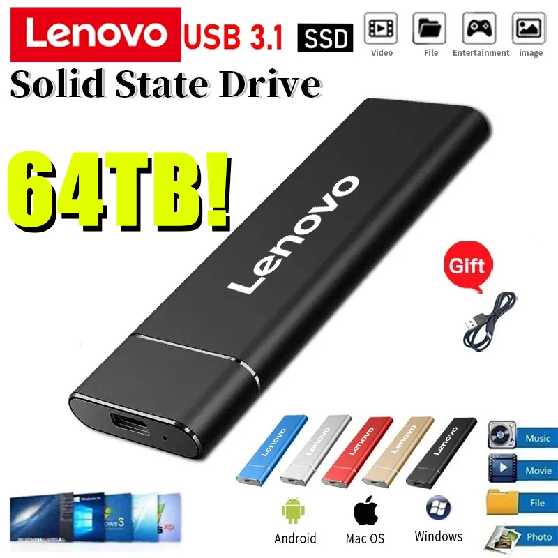 Original-Lenovo-128TB-External-Hard-Drive-64TB-Portable-External-SSD ...
