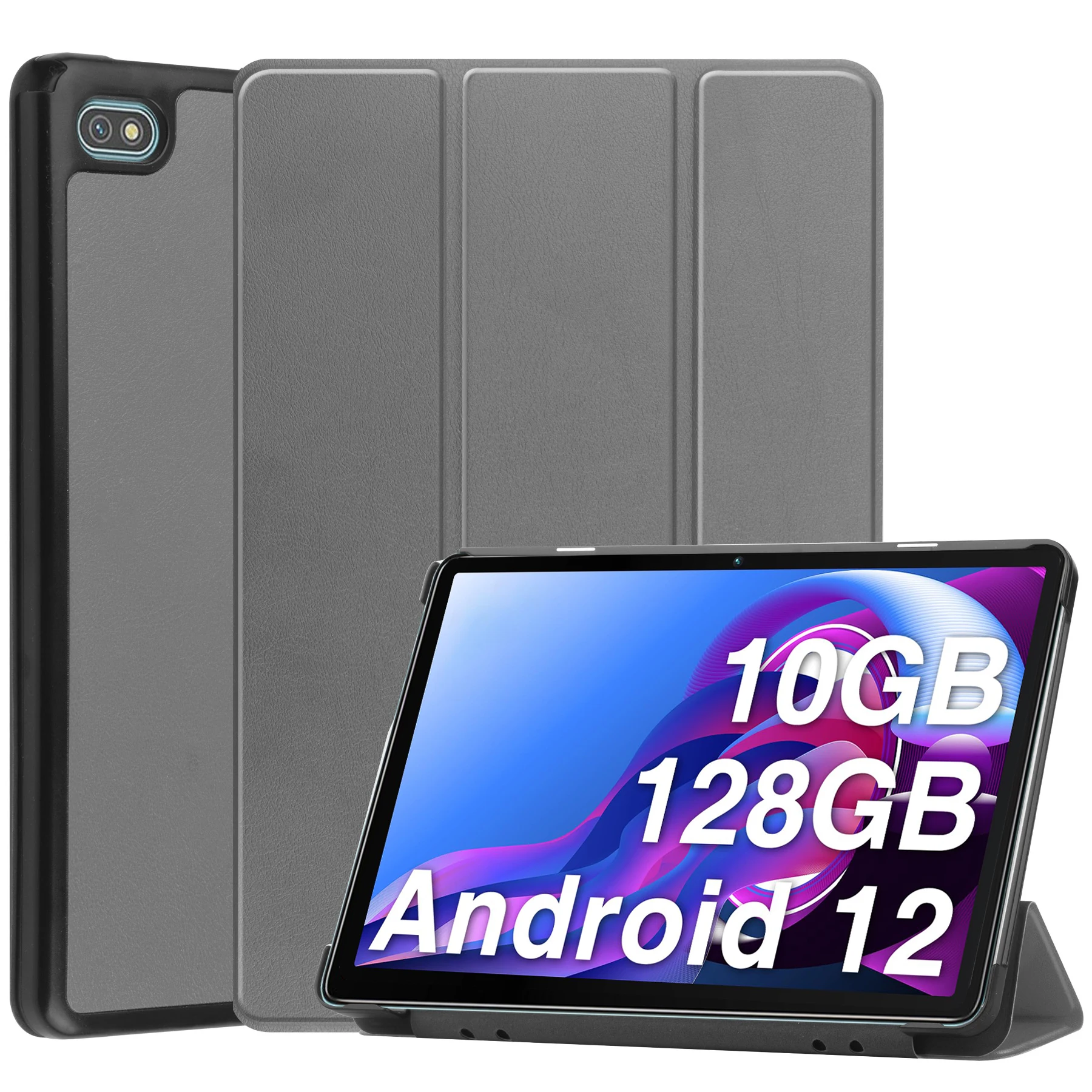 Case-for-Blackview-Tab-7-Pro-10-1-Inch-Tri-Fold-Smart-Tablet-Case-PU ...