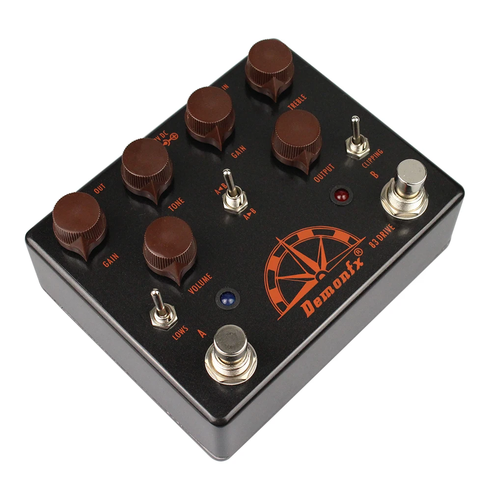 New-High-Quality-Demonfx-83-Drive-Guitar-Effect-Pedal-Dual-Drive ...