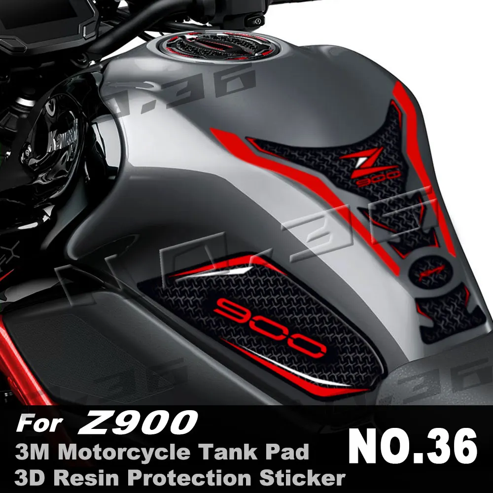 For Kawasaki Z900 Z900 2023 3m Motorcycle Fuel Tank Pad Sticker 3d Oil ...