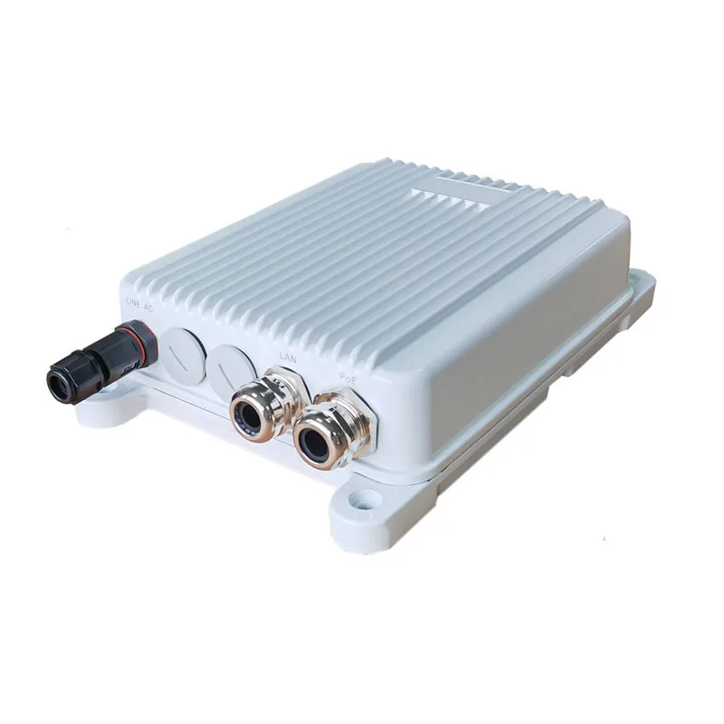 AC Input 802.3bt 95w Outdoor Waterproof POE Injector Wall Mounted