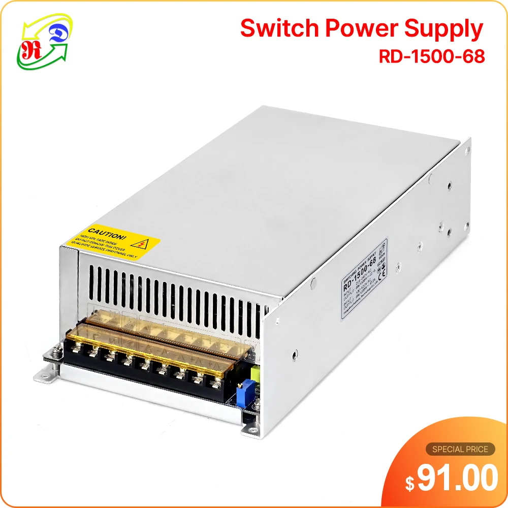 RD 1500W 68V and 1200W 68V switching power supply and S800 metal case ...