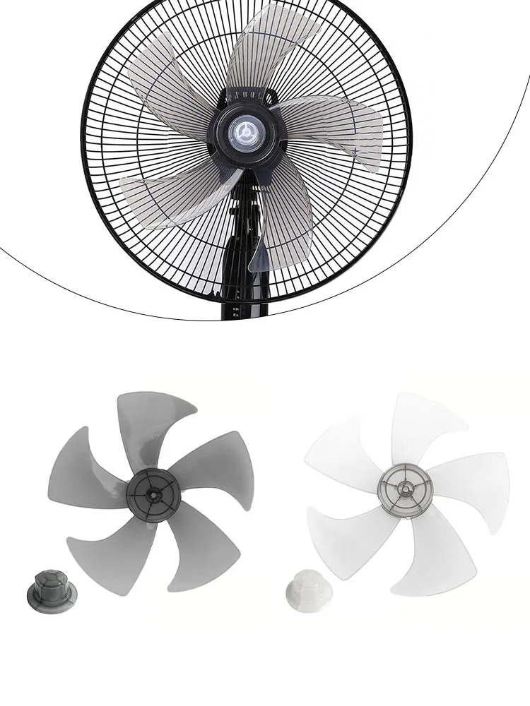 1pc Fan Blade For 14Inch Floor Fan Desk Table Fan Blade With Nut Cover ...