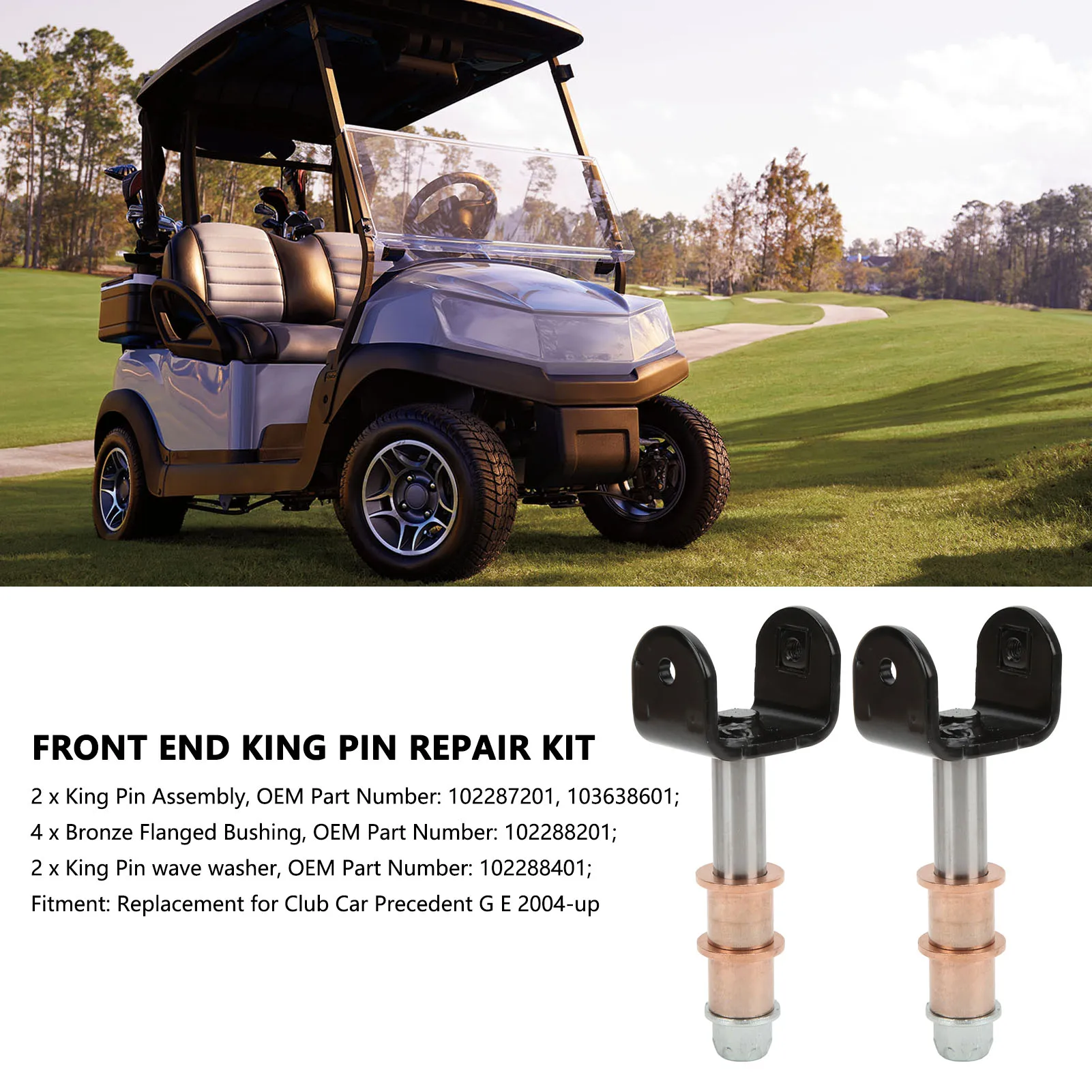 2-sets-Car-Front-End-King-Pin-Repair-Kit-102287201-102288201-102288401 ...