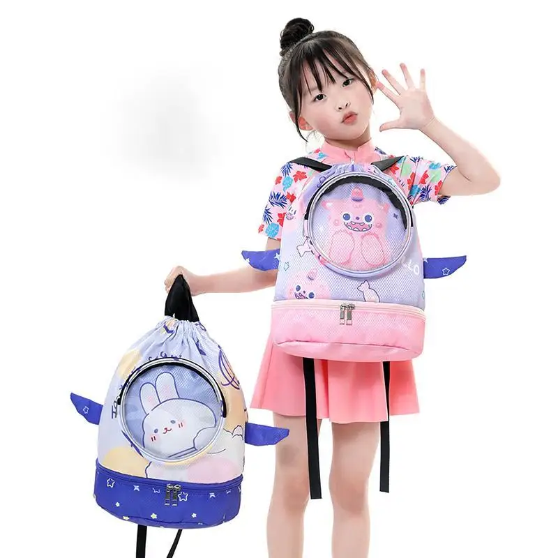 Swim-Bag-For-Kids-Dry-Wet-Separation-Kids-Drawstring-Beach-Backpack ...