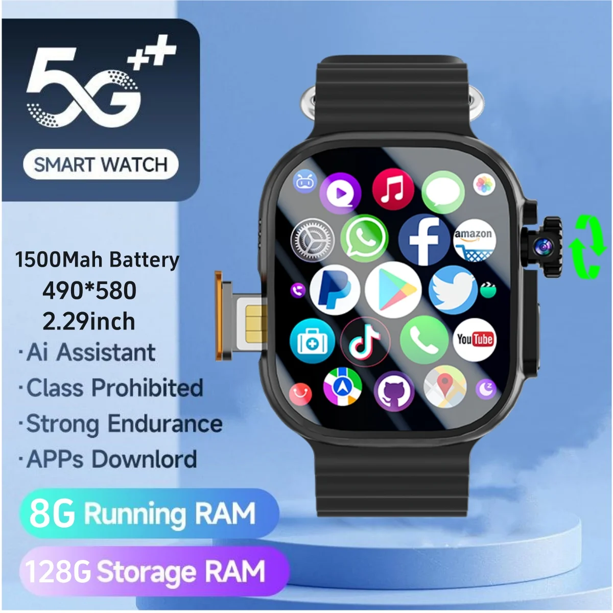 Goldenspike DW100 Smartwatch S10 Ultra 3 Smart Watch With 2.29'' Amoled ...