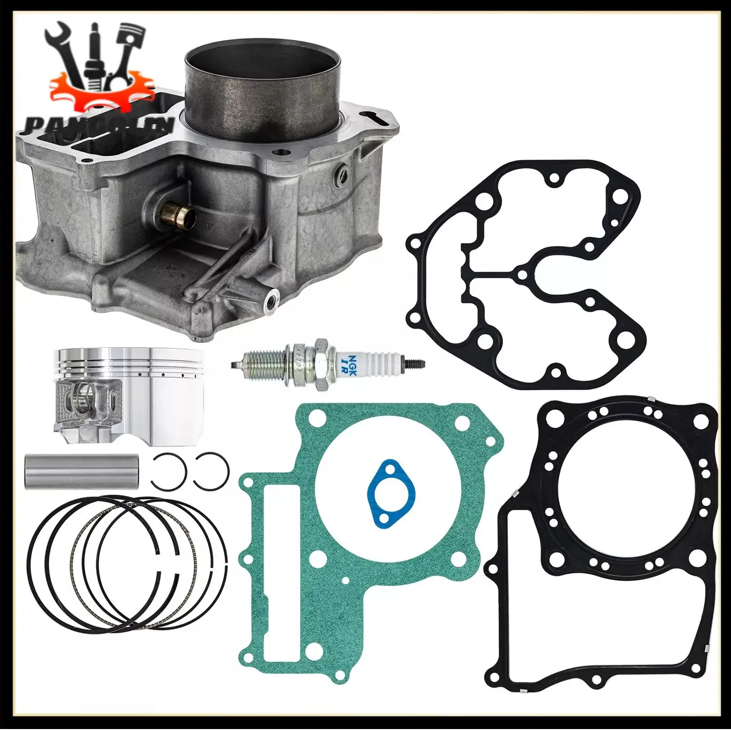 Cylinder Piston Kit For Honda Foreman Rubicon 500 TRX500FA 12100-HN2 ...