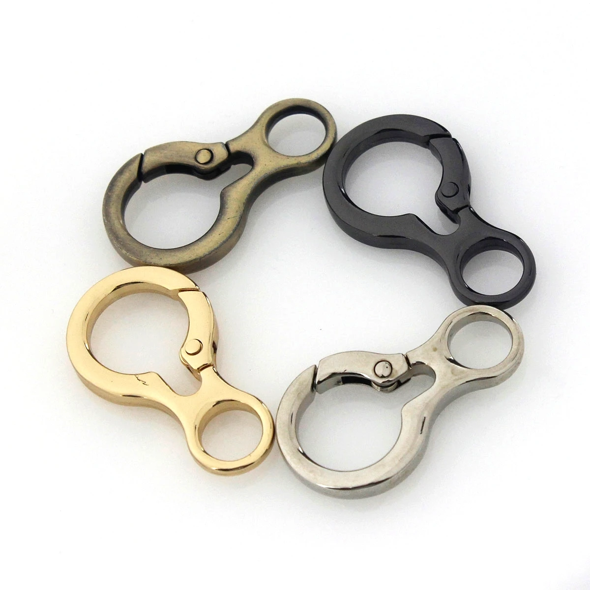 1pcs-Metal-New-Style-Ring-Snap-Hook-Spring-Gate-Trigger-Clasps-Clips ...