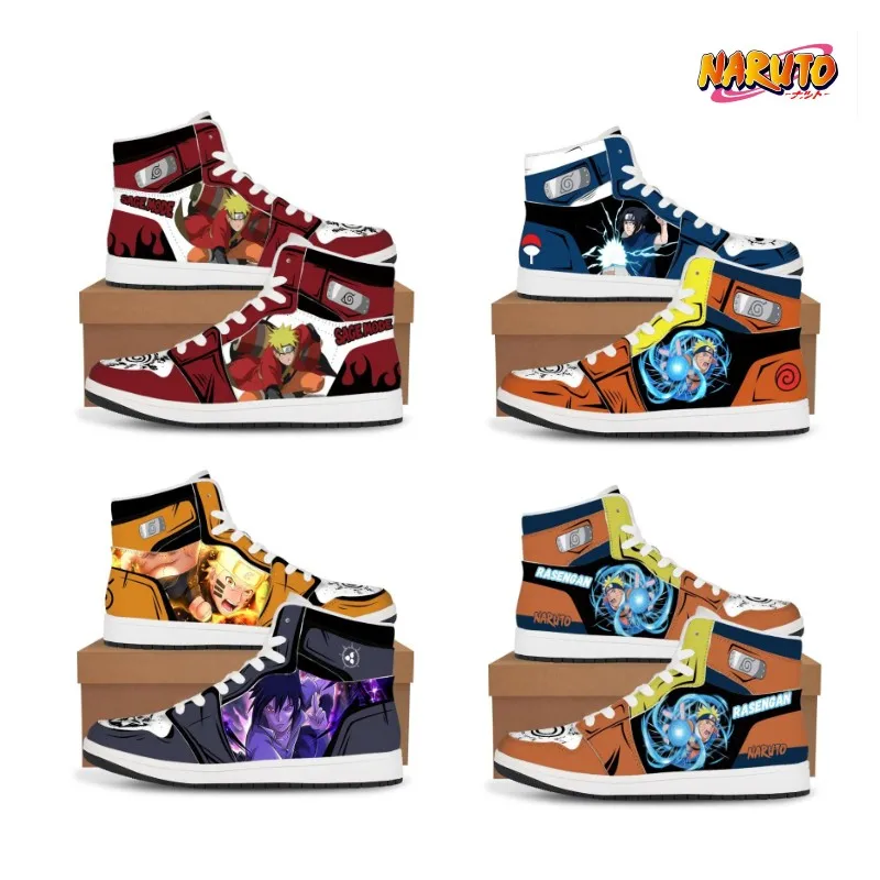Zapatillas-de-lona-de-Anime-Naruto-Kakashi-Sasuke-zapatos-informales-de ...