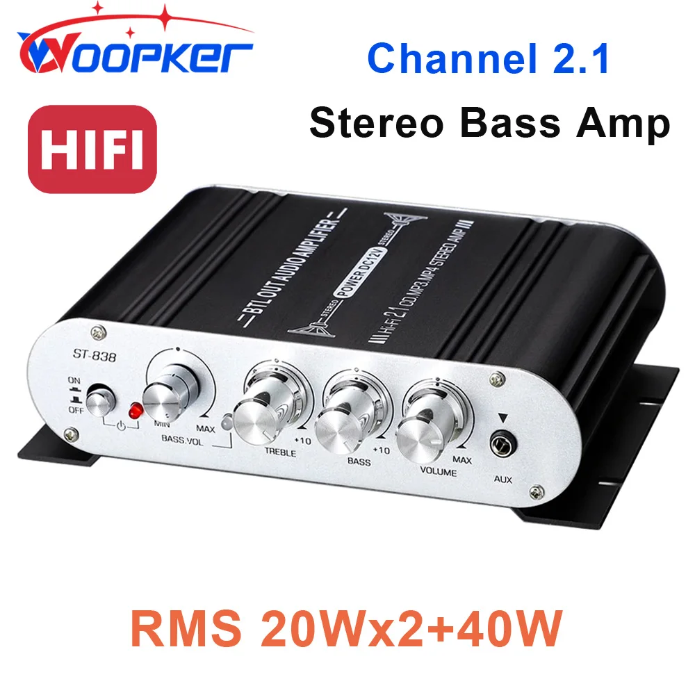 Woopker-Audio-Amplifier-ST-838-2-1-Channel-Subwoofer-Stereo-Bass-Amp ...