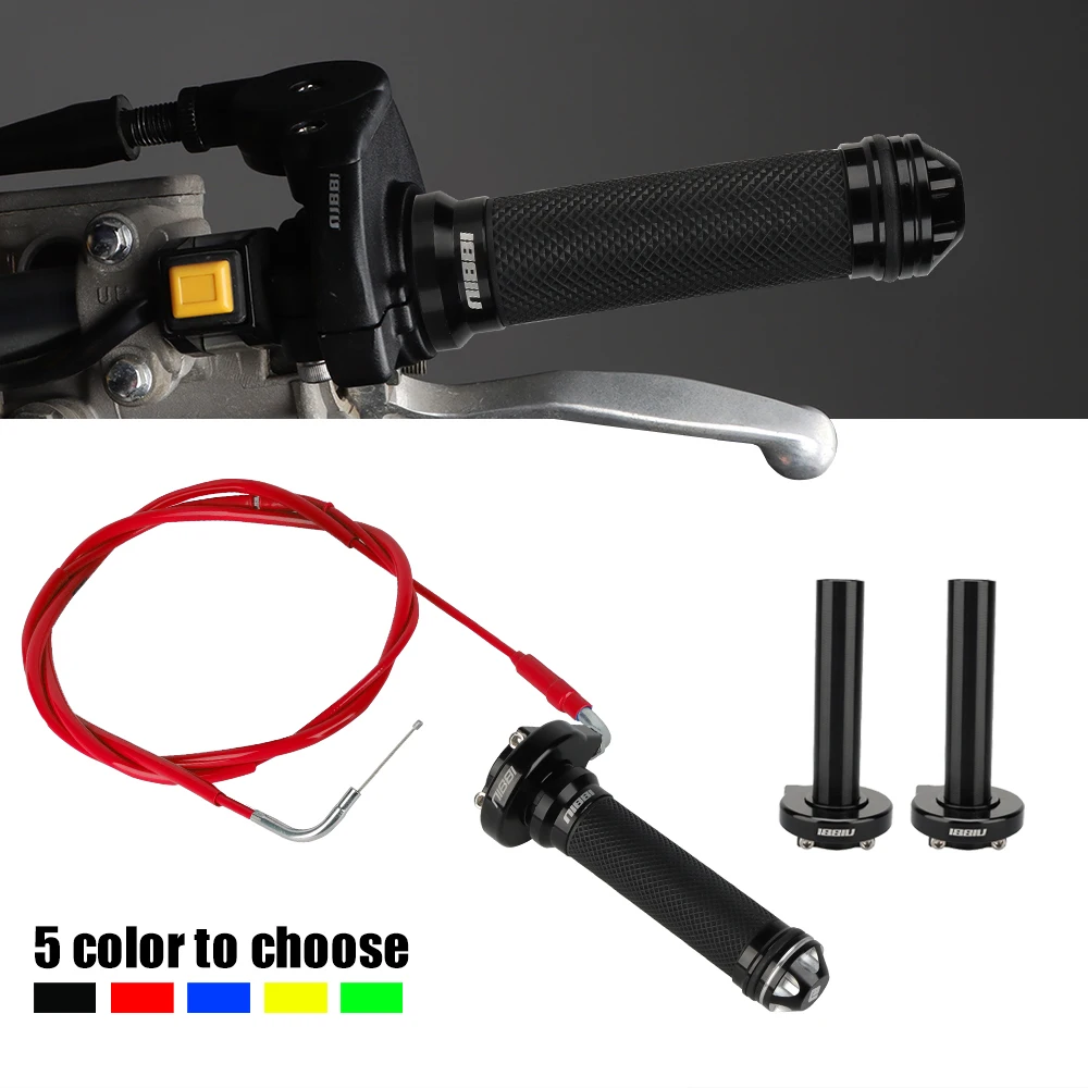 NIBBI-Motorcycle-CNC-Throttle-Twist-Handlebar-Grips-180cm-Throttle ...