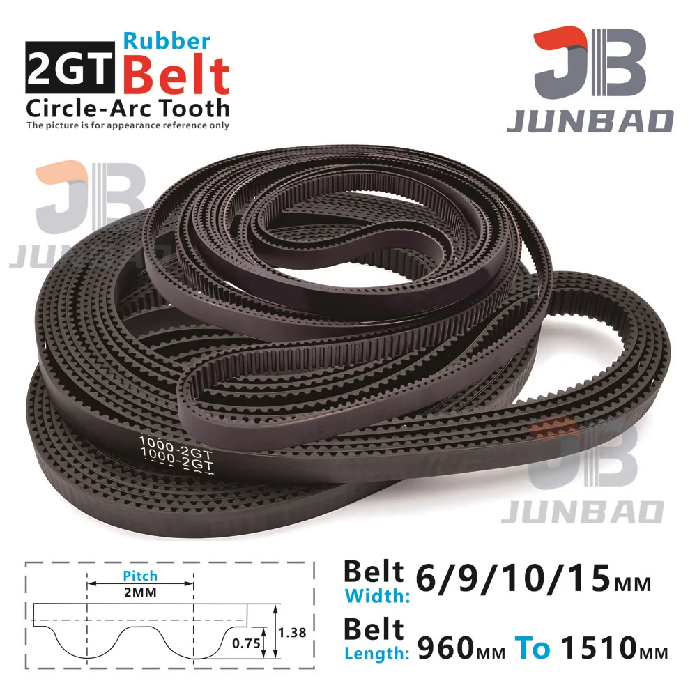 GT2-Rubber-Timing-Belt-Length-960-976-1000-1040-1100-1140-To-1510MM-G2M ...