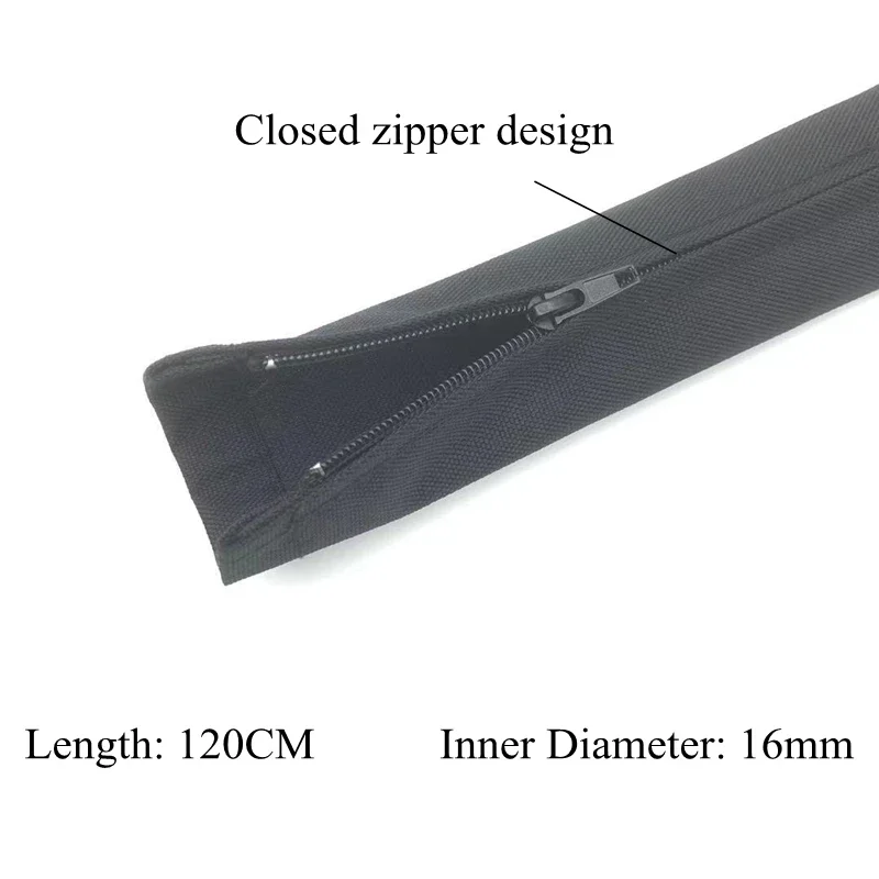 Dropship1M-Zipper-Cable-Sleeve-Flexible-nylon-Wire-Cable-Management ...