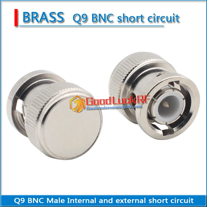 1X Pcs Q9 BNC Male Circuit breaker Internal and external short circuit ...