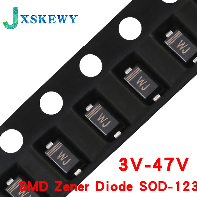 Diodo SMD Zener SOD-100 BZT52C11 WG BZT52C12 WH BZT52C13 WI BZT52C15 WJ BZT52C16 WK BZT52C18 WL ...